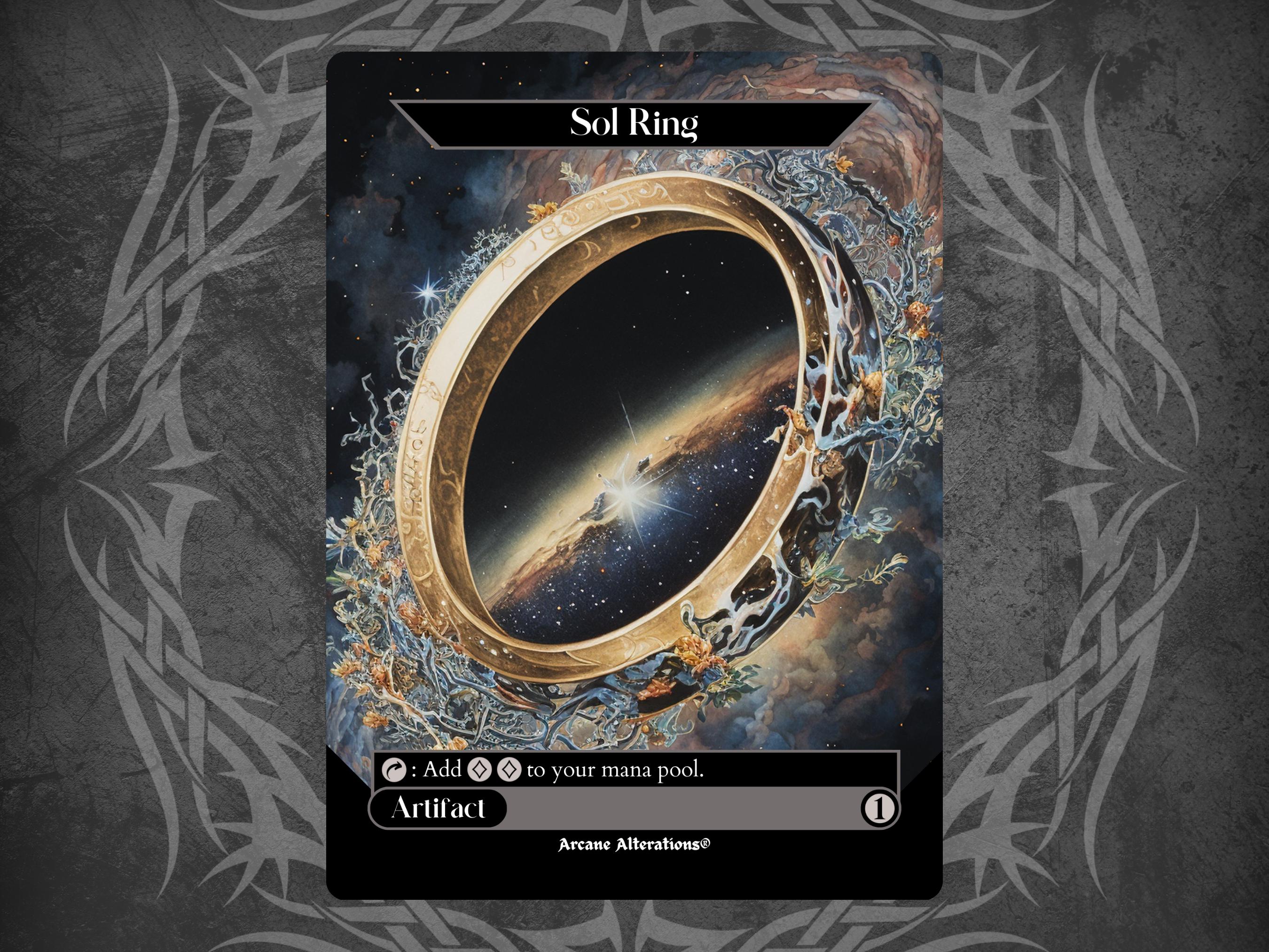 Sol Ring Proxy Full Art Custom Card - Etsy