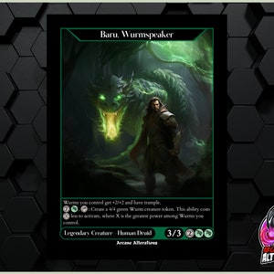 Baru, Wurmspeaker Full Art Custom Card - Etsy