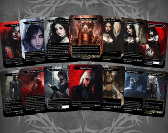 Token Vampire Full Art Mtg Proxy Custom Card Holographic - Etsy