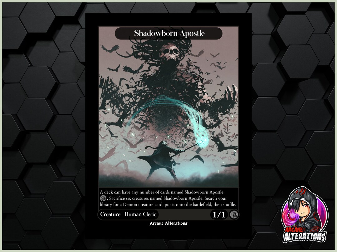 Shadowborn Apostle Full Art Custom Card - Etsy