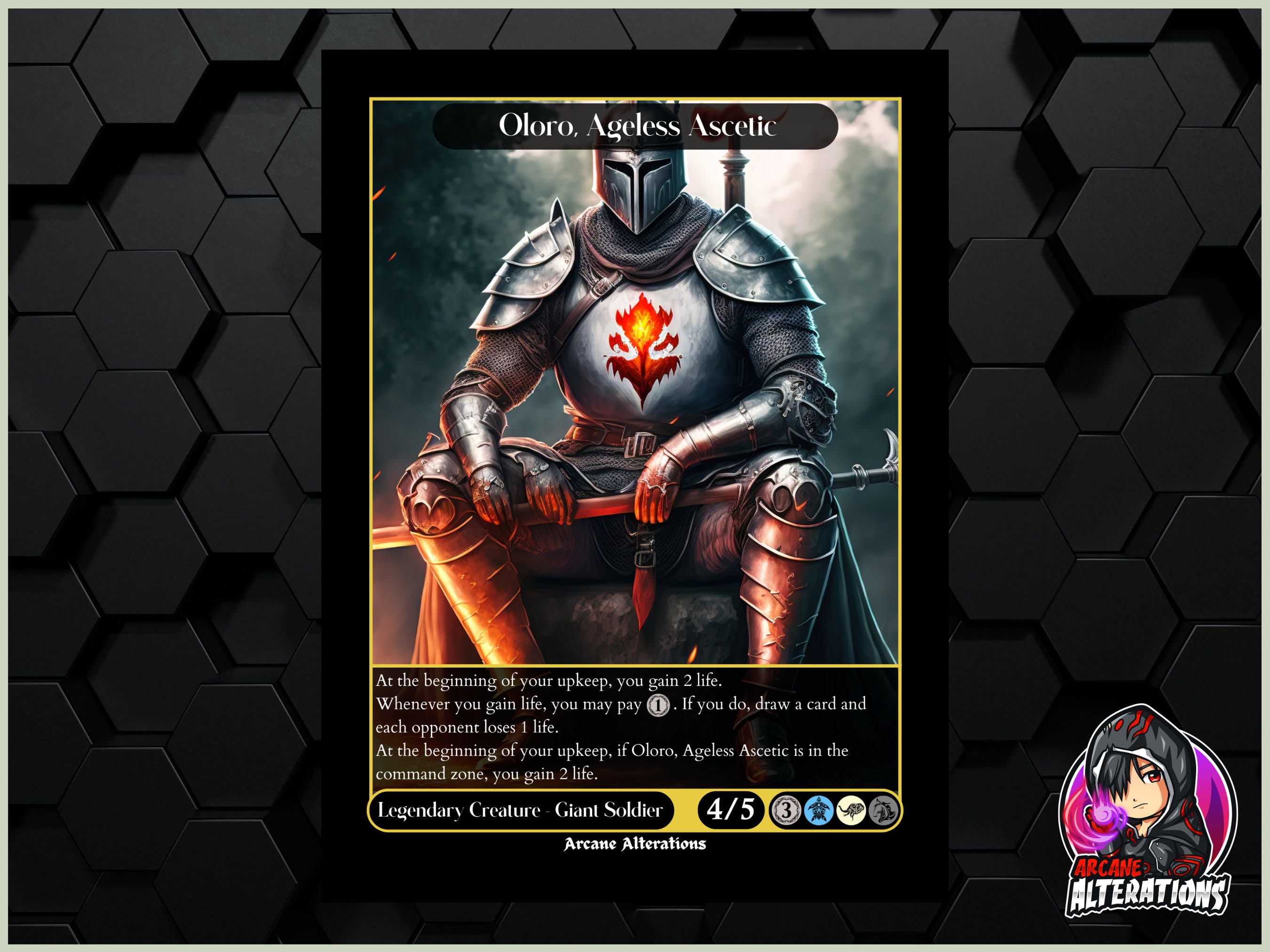 Oloro, Ageless Ascetic Full Art Custom Card - Etsy