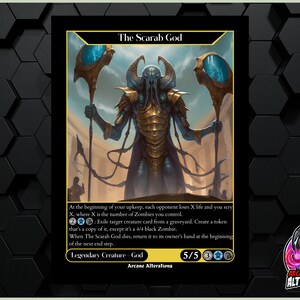 The Scarab God Full Art Custom Card - Etsy