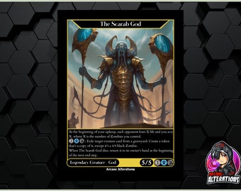 Copy Zombie Token Custom Altered MTG Magic the Gathering Fantasy Board ...