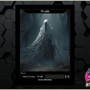Wraith Token Full Art Custom Card - Etsy