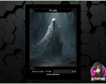 Wraith Token Full Art Custom Card - Etsy