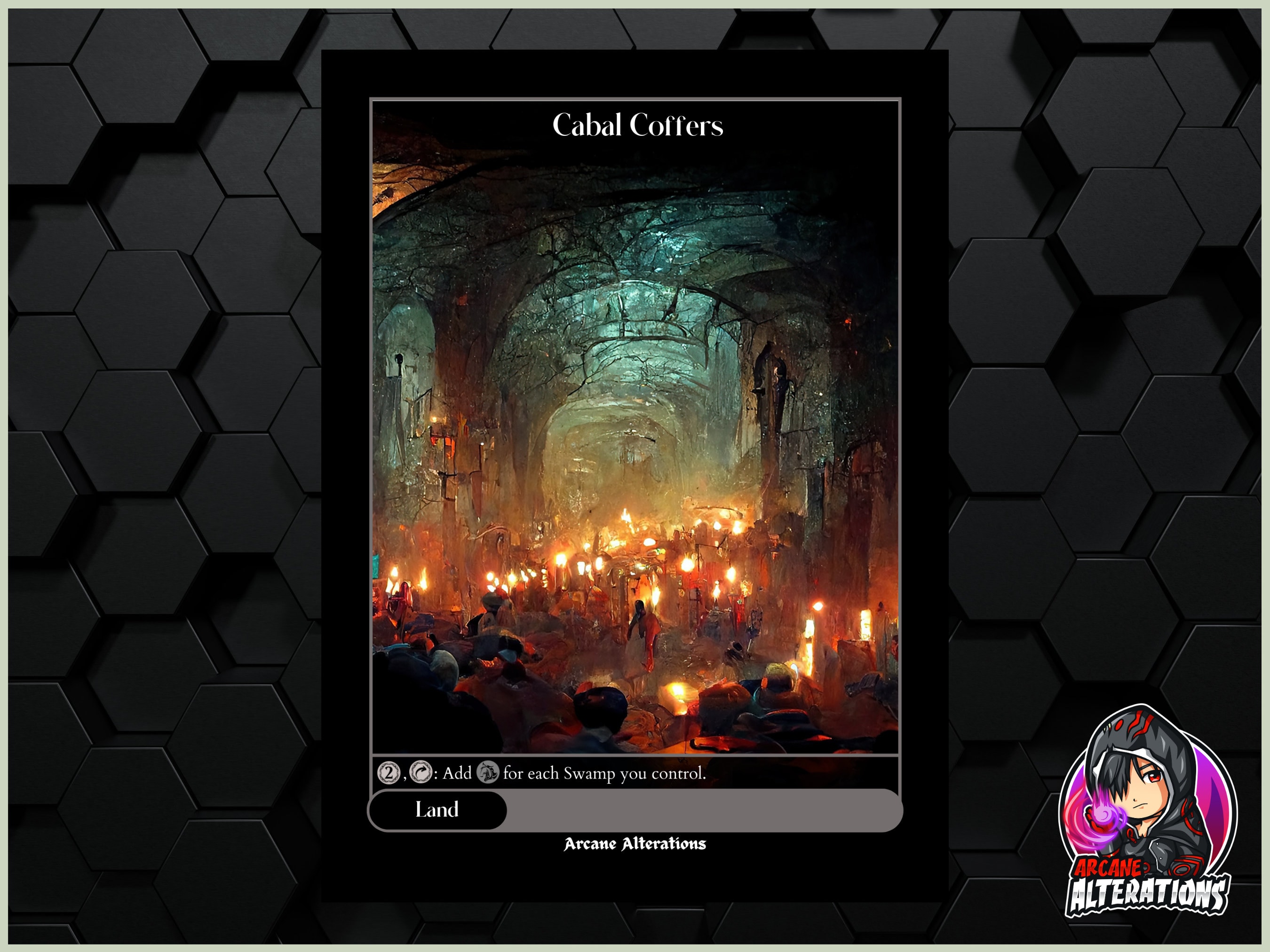 Cabal Coffers Full Art Custom Card - Etsy