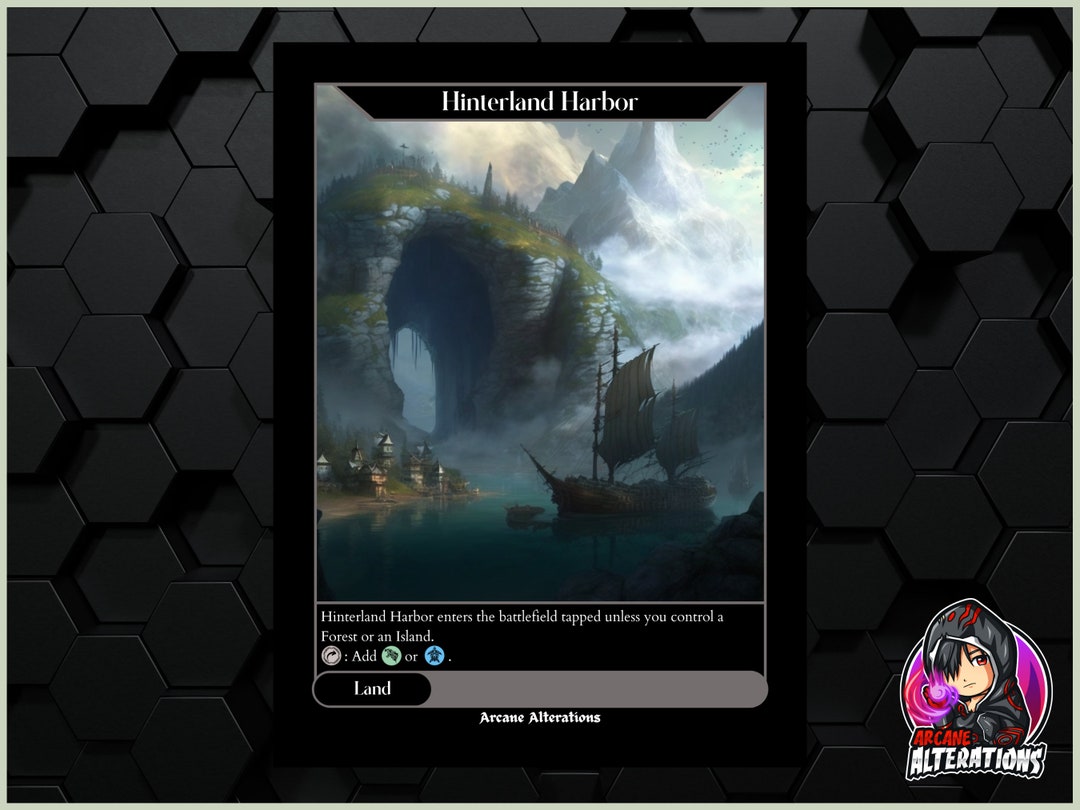 Hinterland Harbor - Full Art Custom Card - Etsy
