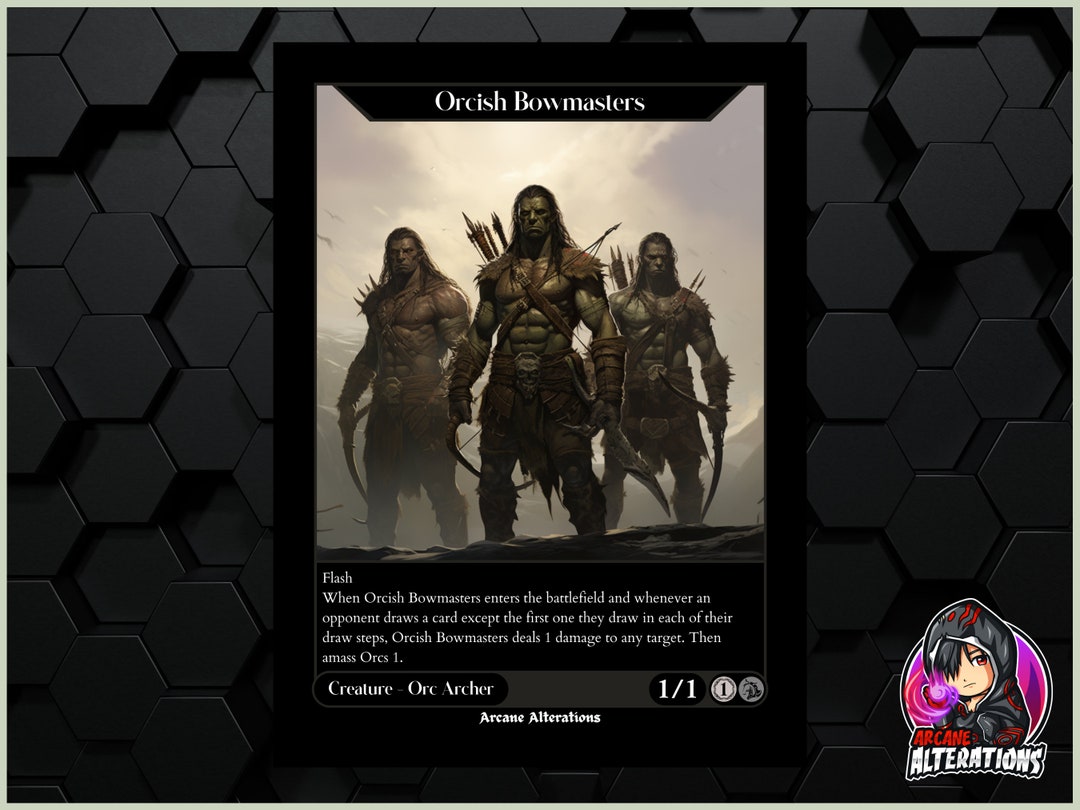 Orcish Bowmasters Full Art Custom Card - Etsy