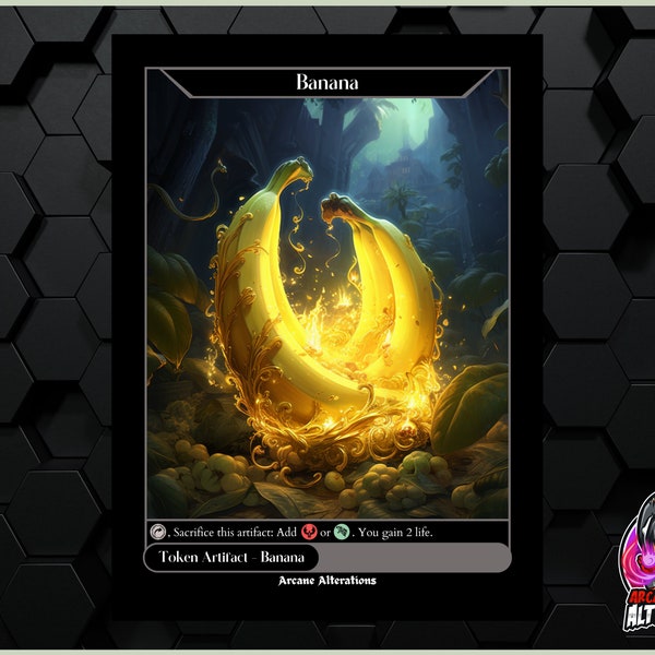 Mtg Banana Token - Etsy