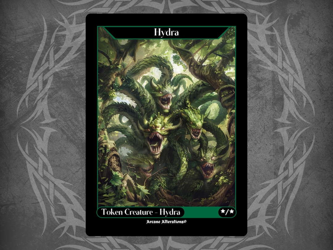 Hydra Token - Full Art Custom Card - Etsy