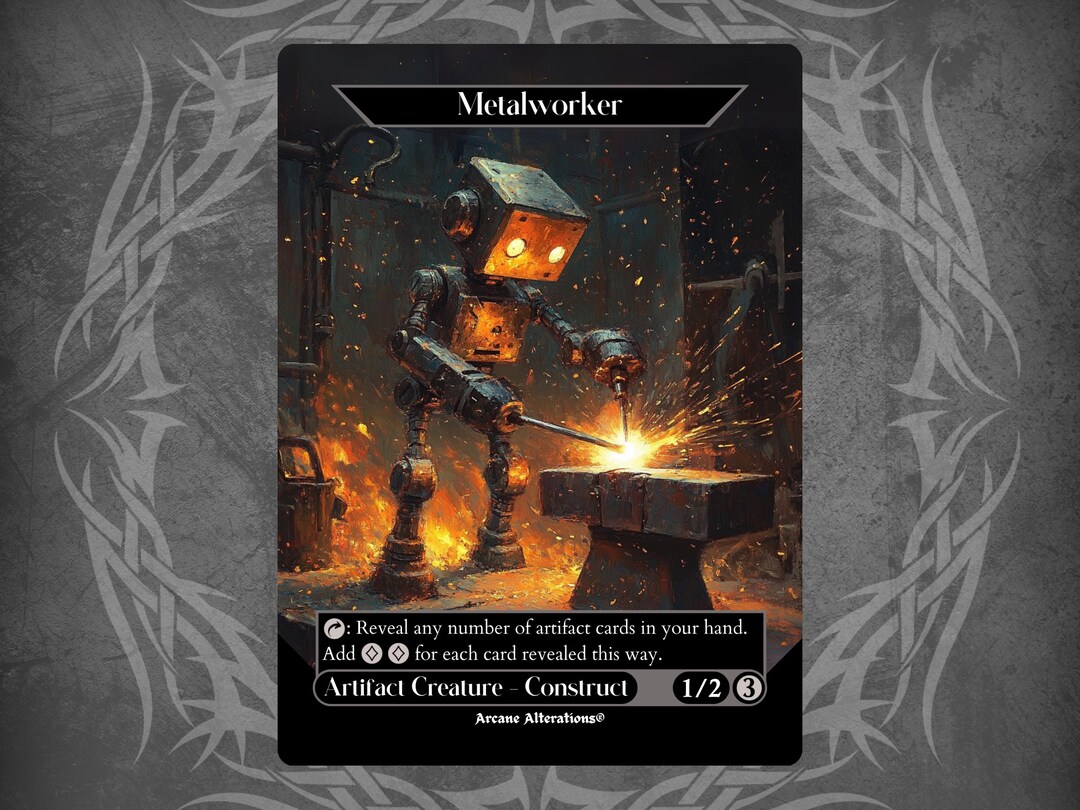 Metalworker - Proxy Full Art Custom Card - Etsy