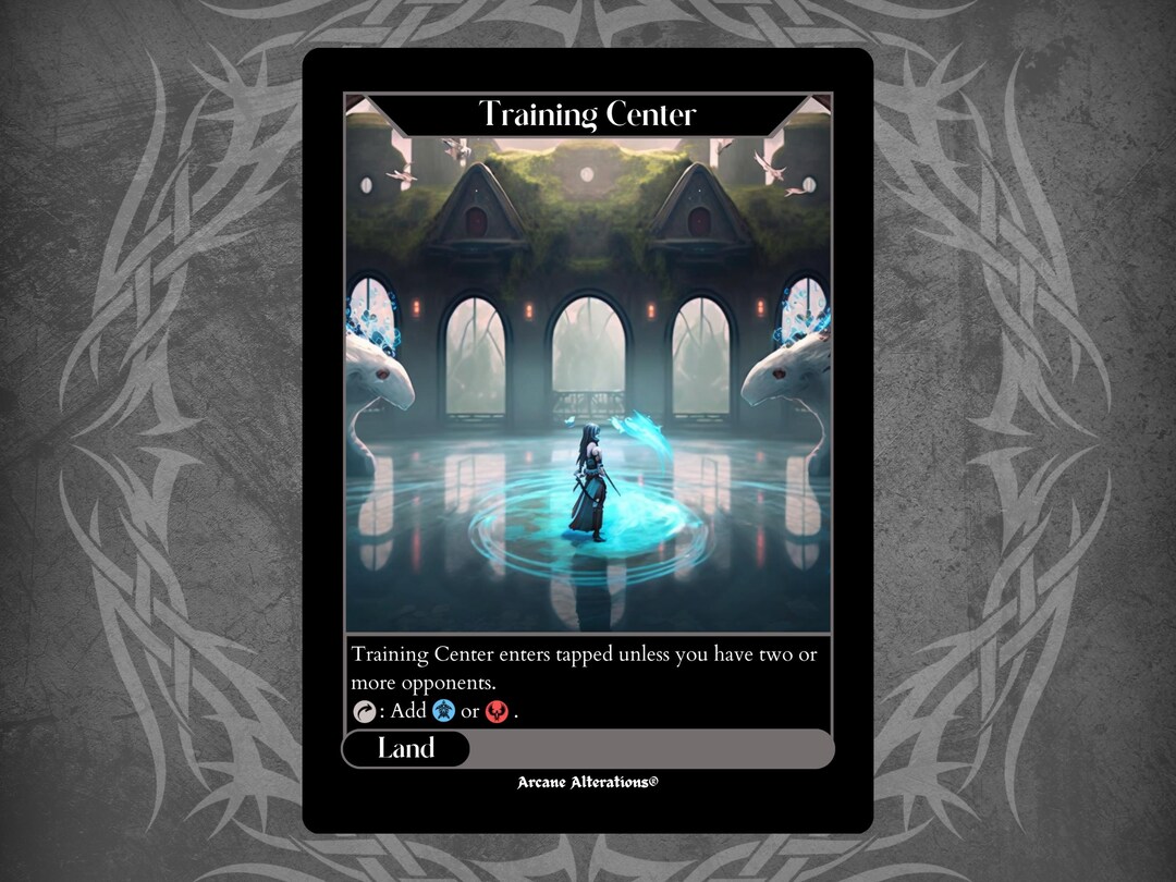 Training Center - Full Art Custom Card - Etsy