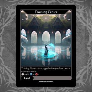 Training Center - Full Art Custom Card - Etsy