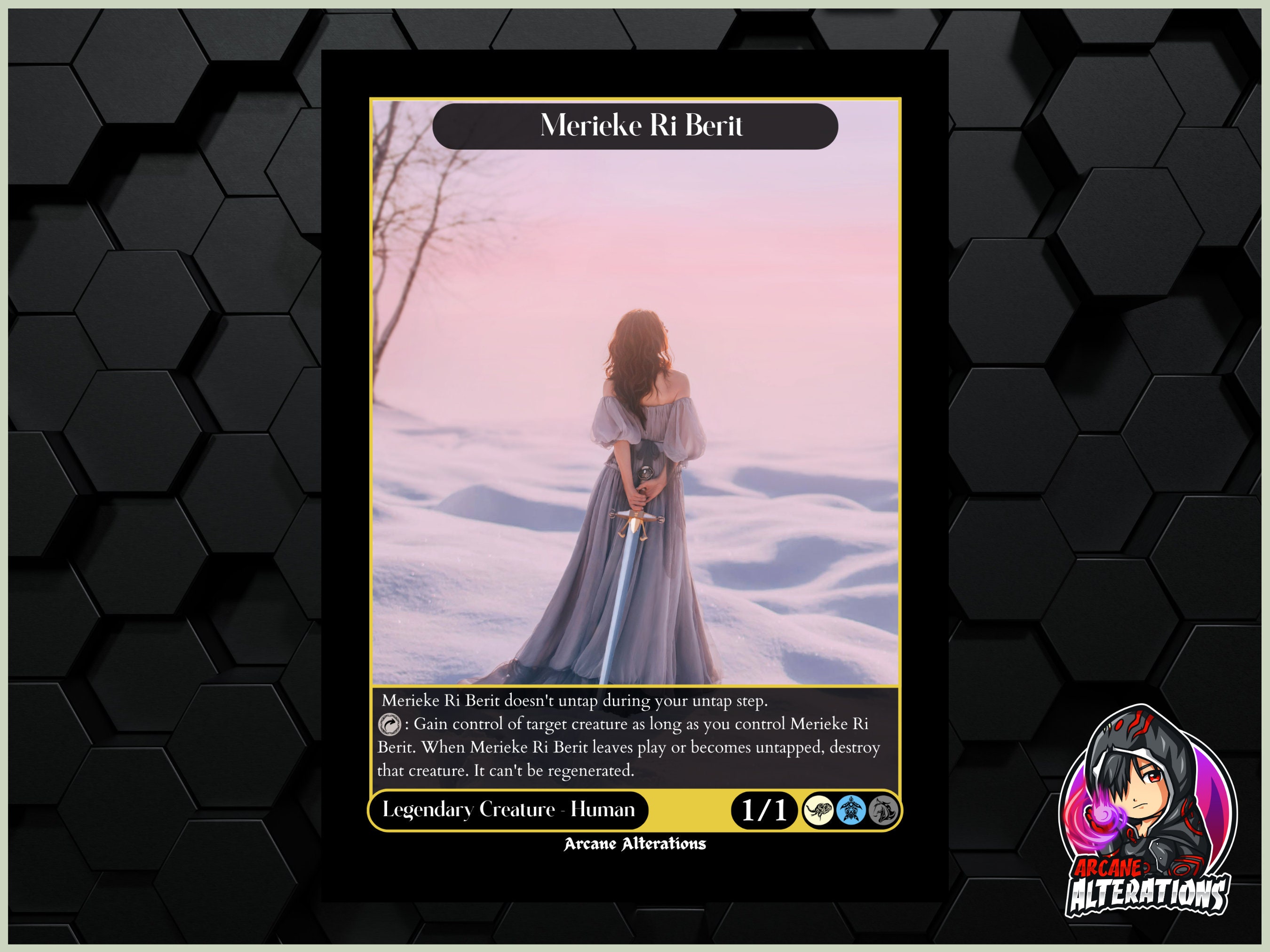 Merieke Ri Berit Full Art Custom Card - Etsy