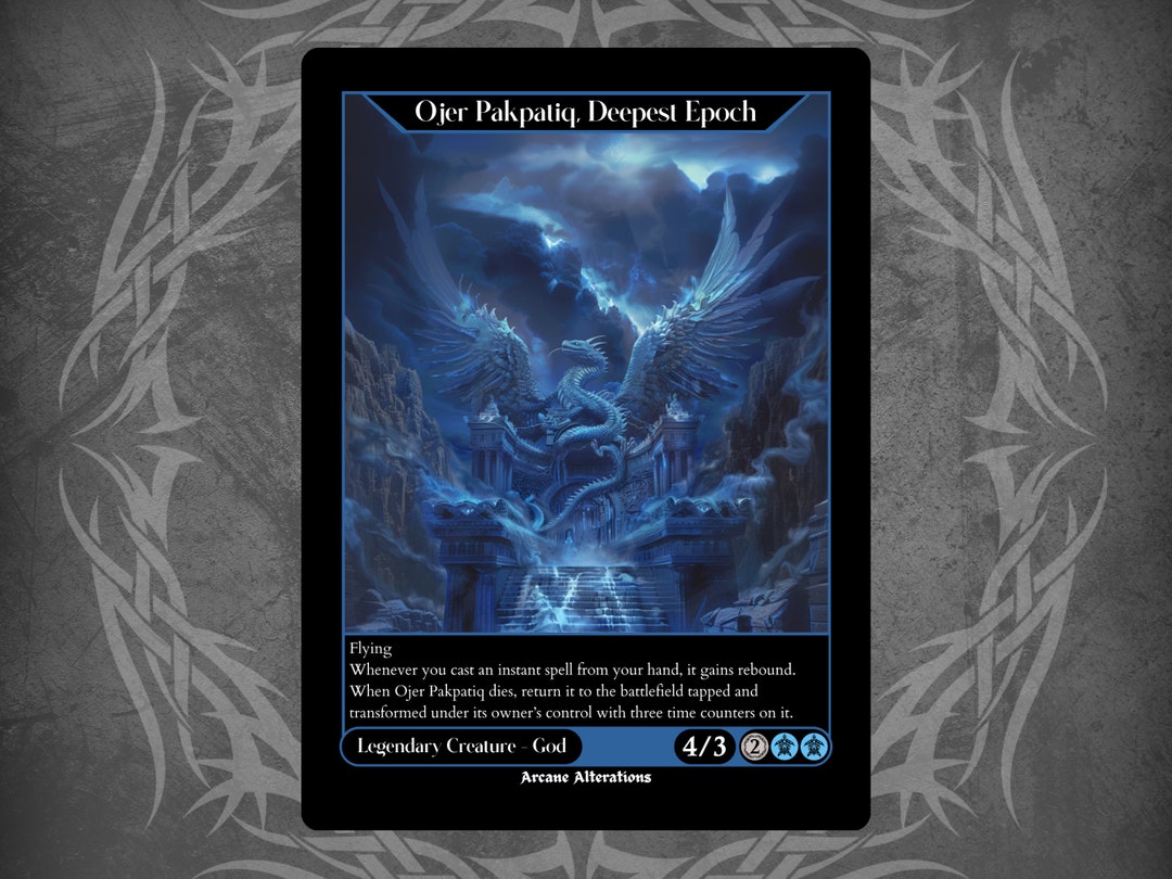 Ojer Pakpatiq, Deepest Epoch - Full Art Custom Card - Etsy