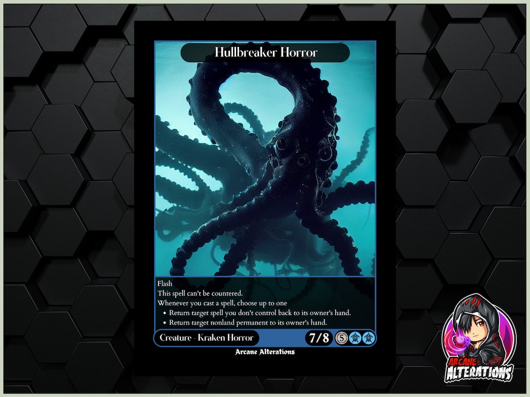 Hullbreaker Horror Full Art Custom Card - Etsy