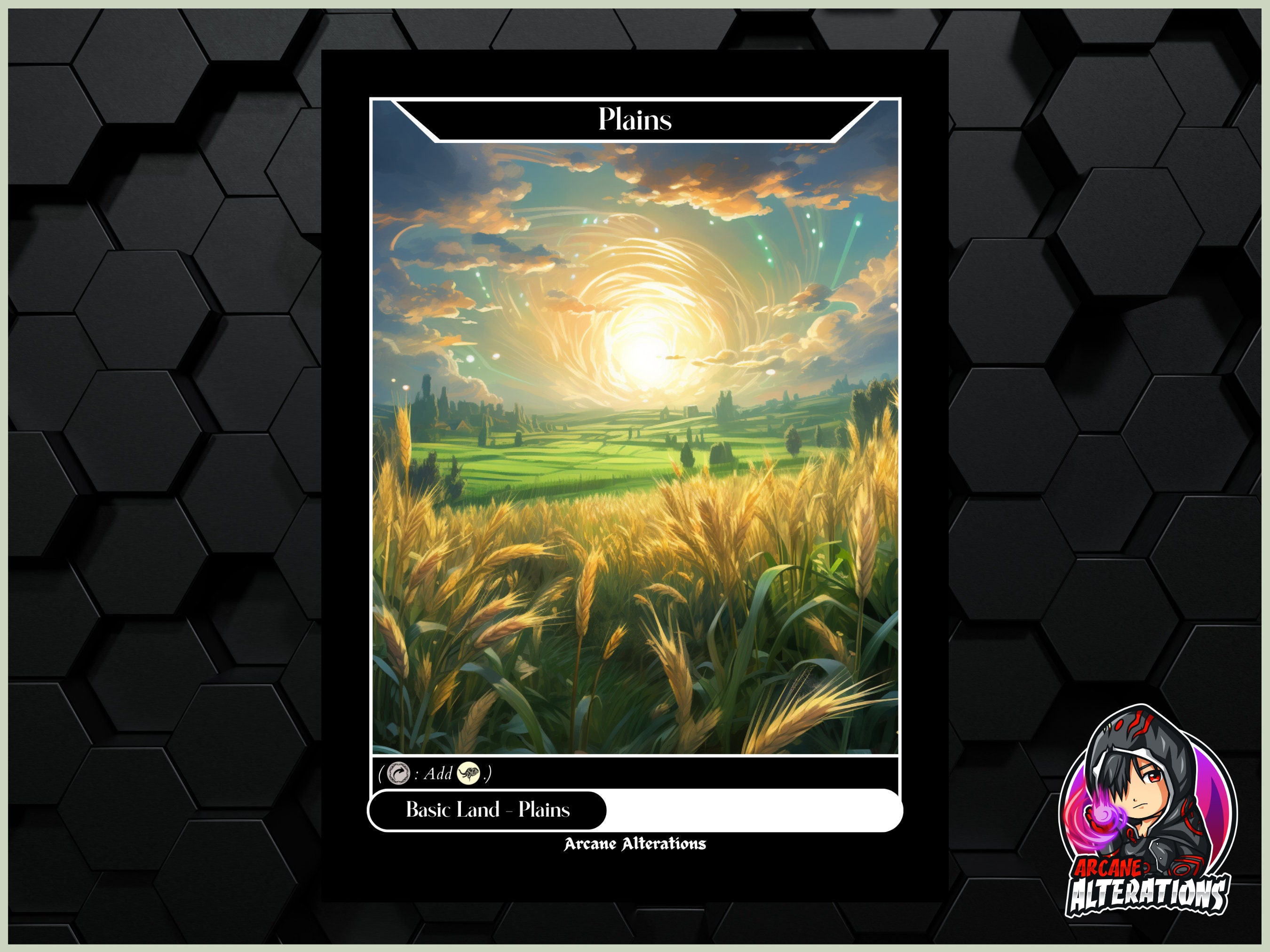 Basic Plains Full Art Custom Card - Etsy