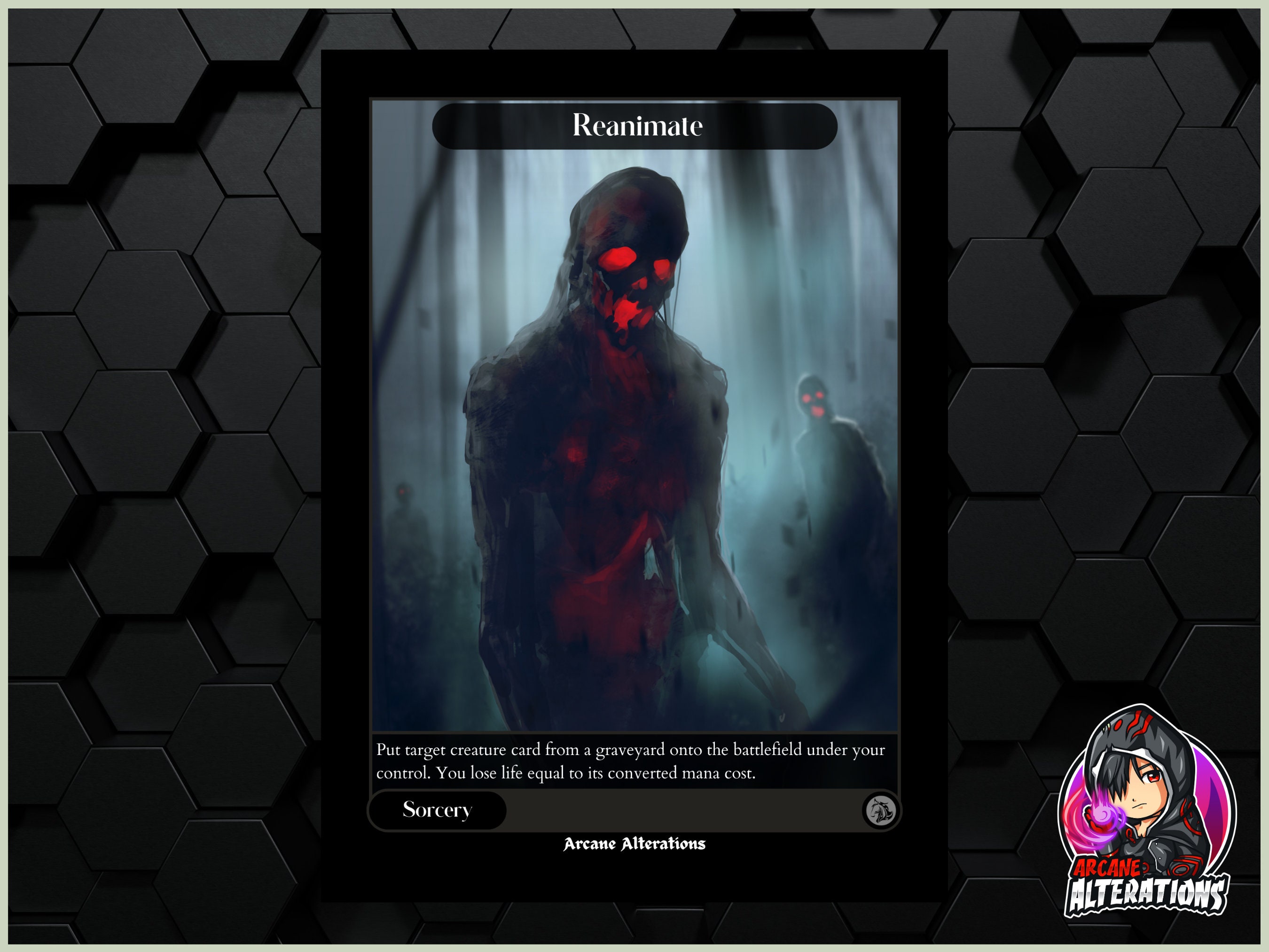 Reanimate Full Art Custom Card - Etsy