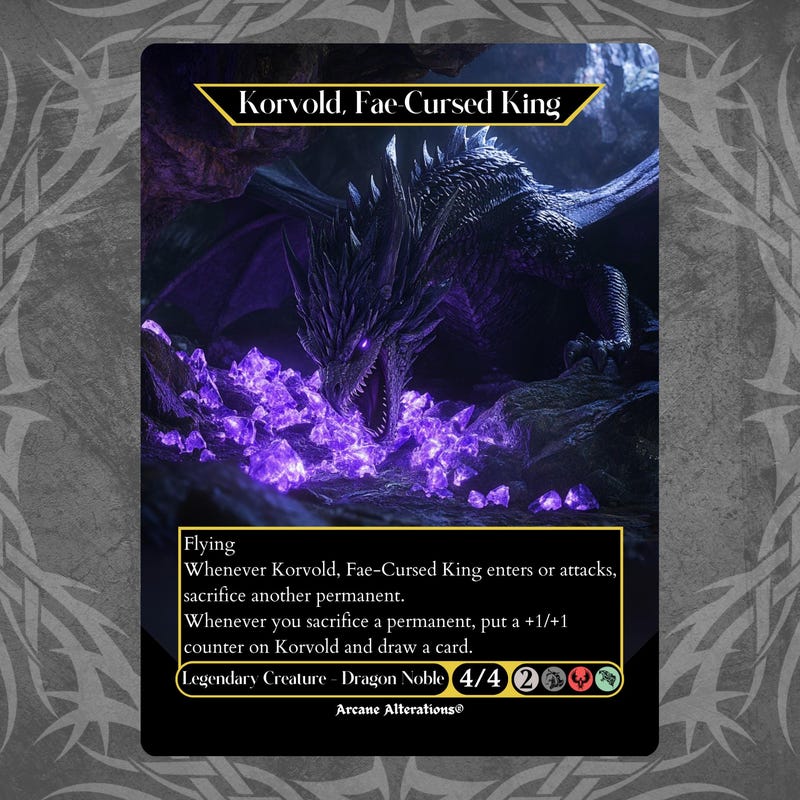 Cursed Playmat - Etsy