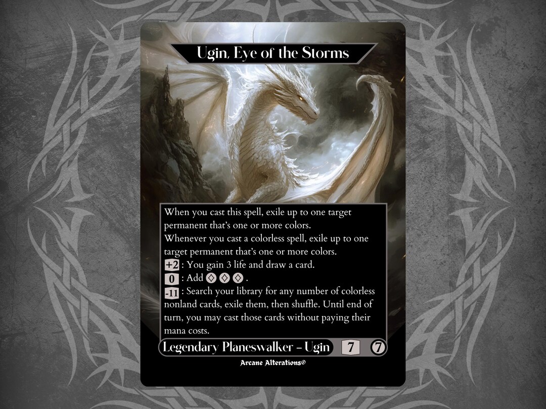 Ugin, Eye of the Storms - Proxy Full Art Custom Card - Etsy