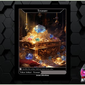 Treasure Token - Full Art Custom Card - Etsy