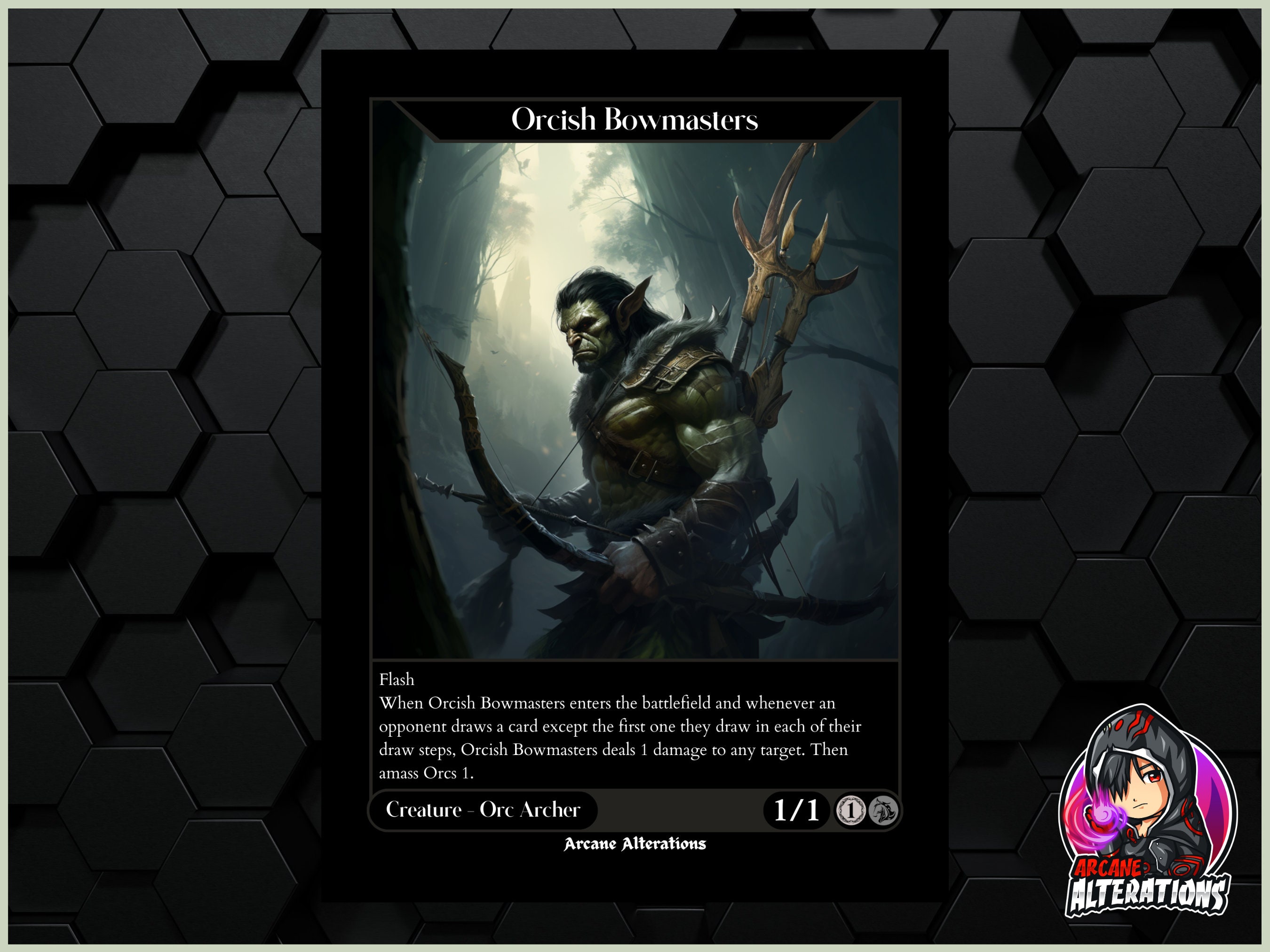 Orcish Bowmasters Full Art Custom Card - Etsy