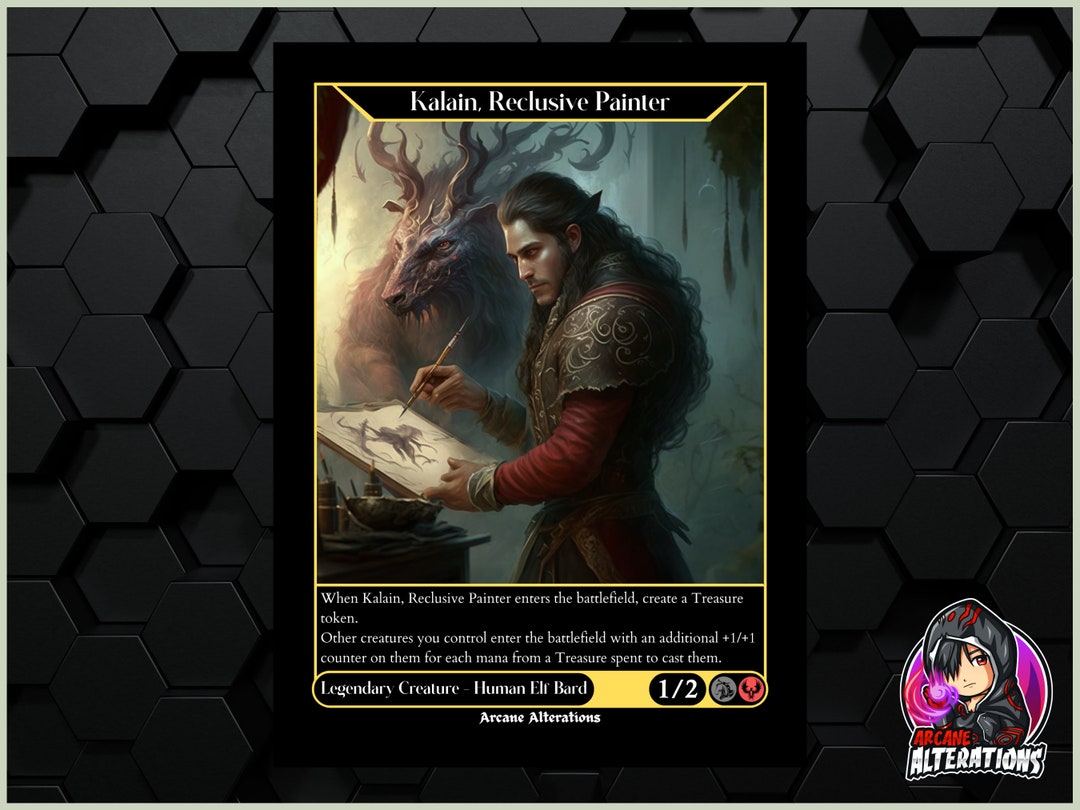Kalain, Reclusive Painter Full Art Custom Card - Etsy