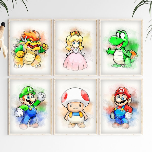 Super Mario Poster - Etsy