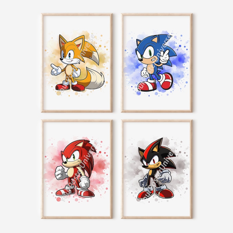 Sonic the Hedgehog 4 Poster - Etsy