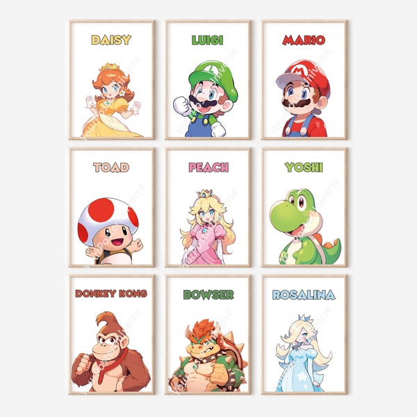 Super Mario Poster - Etsy