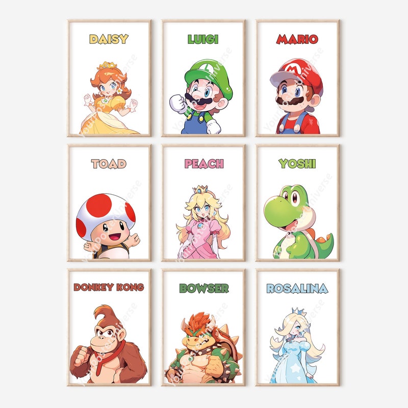 Super Mario Poster - Etsy