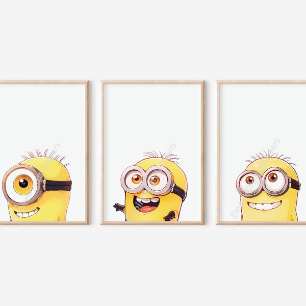 Minion Art Etsy