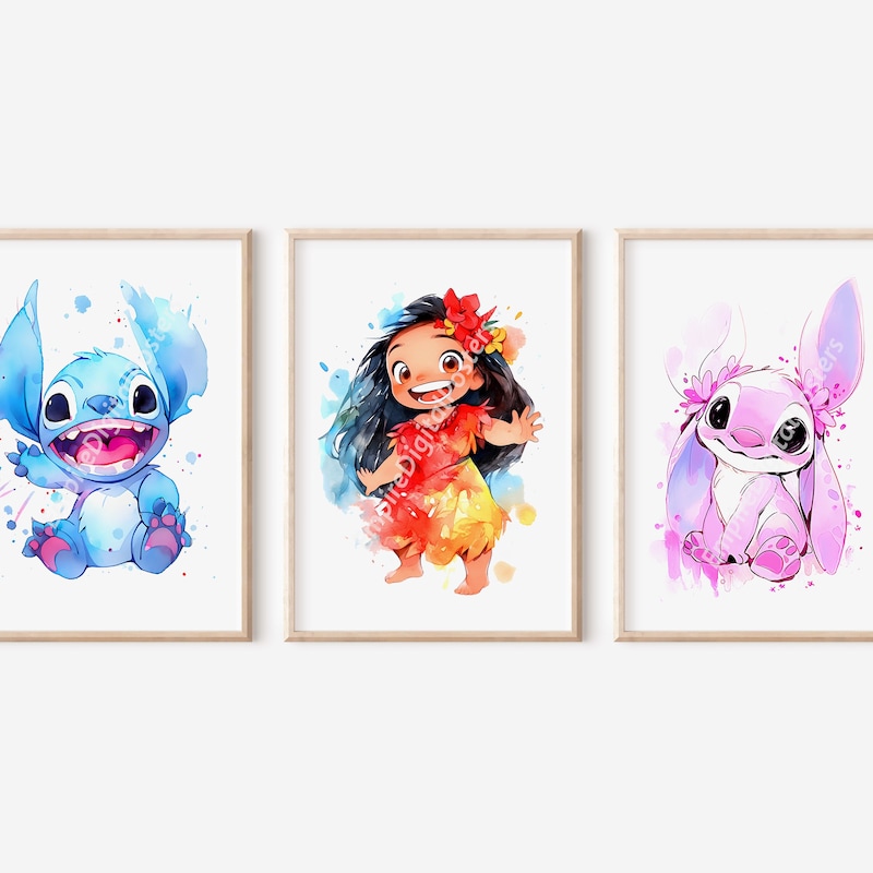 Stitch Poster - Etsy