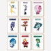 Minimalist Cartoon 9 Inside Out 2 Posters - "i Feel" , Emotions Poster ...