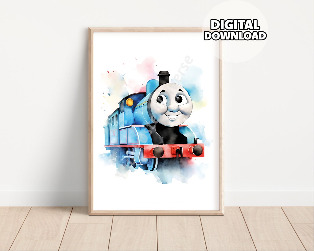 Nursery Thomas and Friends Wall Art Thomas Train Poster, Nursery ...