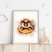 Faces of Mario Characters - Printable Poster Set, Watercolor Painting ...