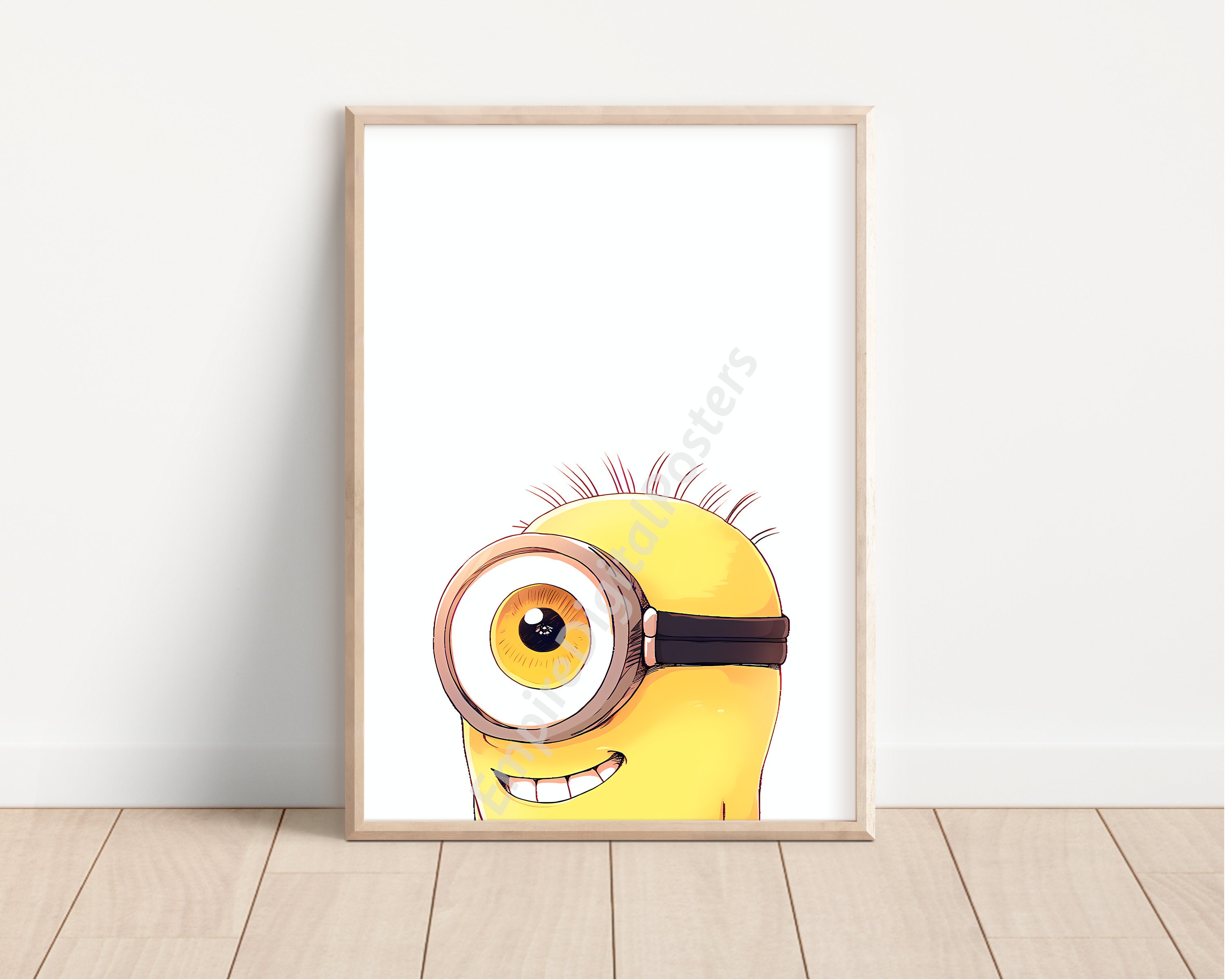 Set of 3 Minions Wall Art Minion Poster, Wall Decor, Prints for Kids ...