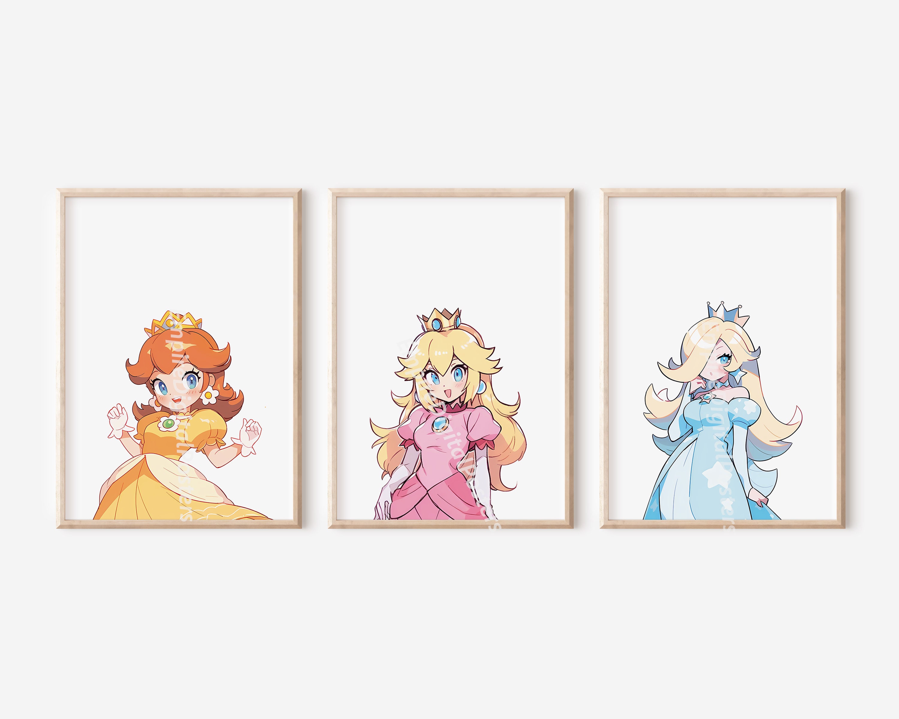 9 Cartoon Mario Posters Digital Download, Prints for Kids, Mario and ...