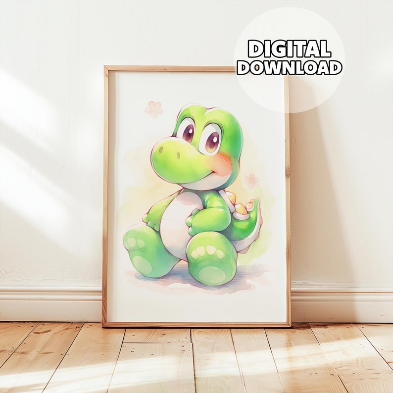 Drawing Super Mario Bros Poster - Mario and Luigi, Prints for Kids ...