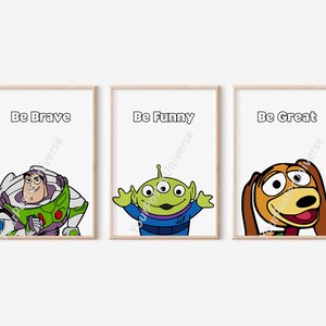 9 Minimalist Inspired Toy Story Prints - Kids Affirmation Wall Art ...