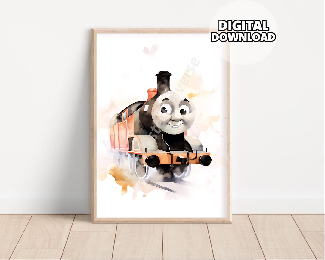 Nursery Thomas and Friends Wall Art Thomas Train Poster, Nursery ...
