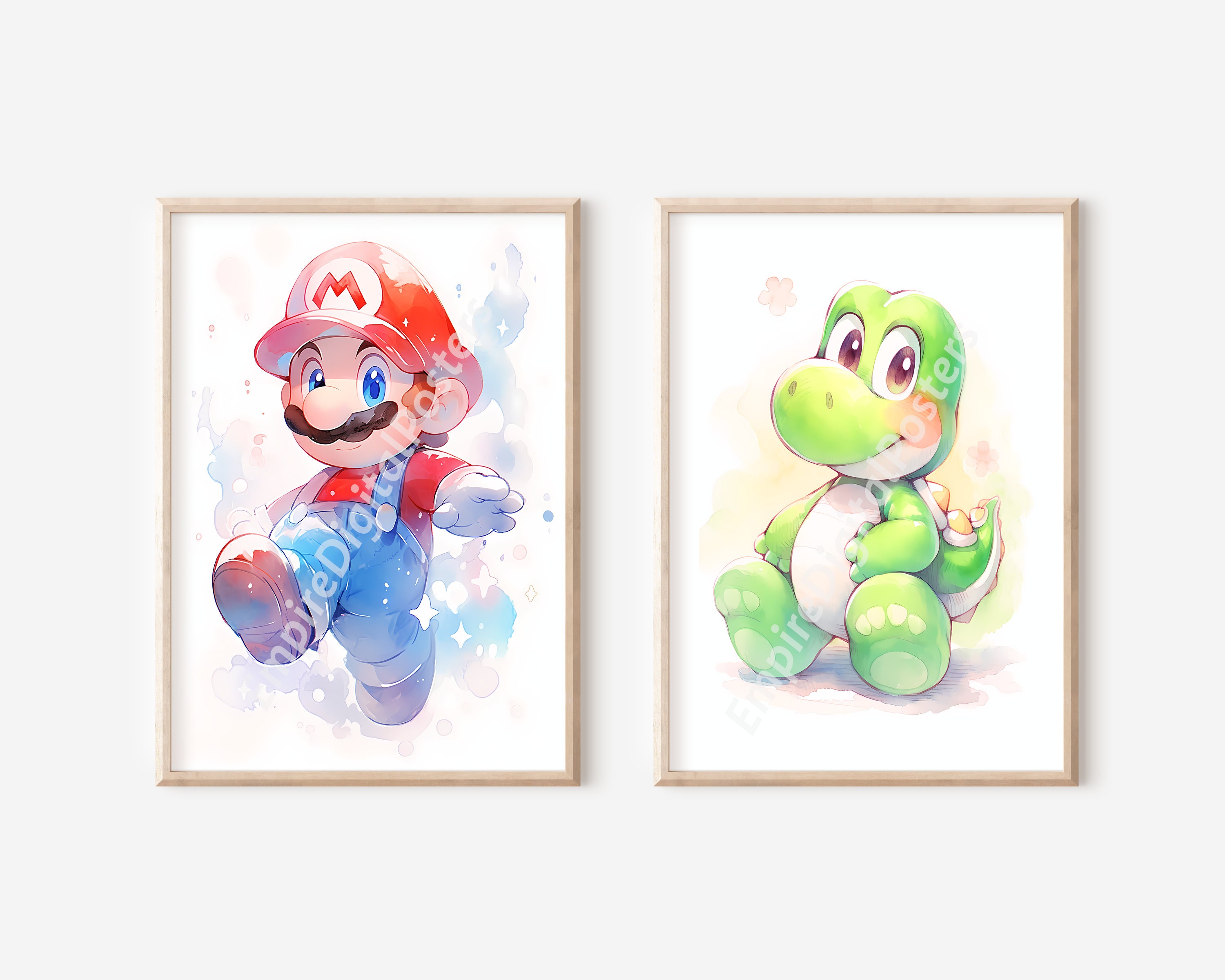 Printable Super Mario Posters Prints for Kids, Digital Download, Super ...