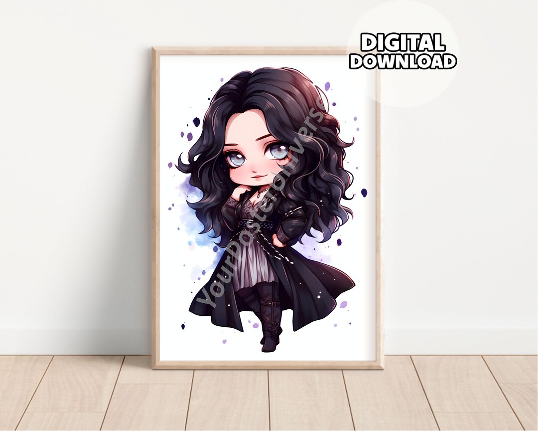 Chibi the Witcher 3 Posters - Movie Poster, Gaming Room, Movie Wall Art ...