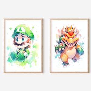 Printable Super Mario Posters - Prints for Kids, Digital Download ...