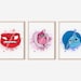 Set of 9 Inside Out 2 Characters - Wall Decor, Emotions Poster Set ...
