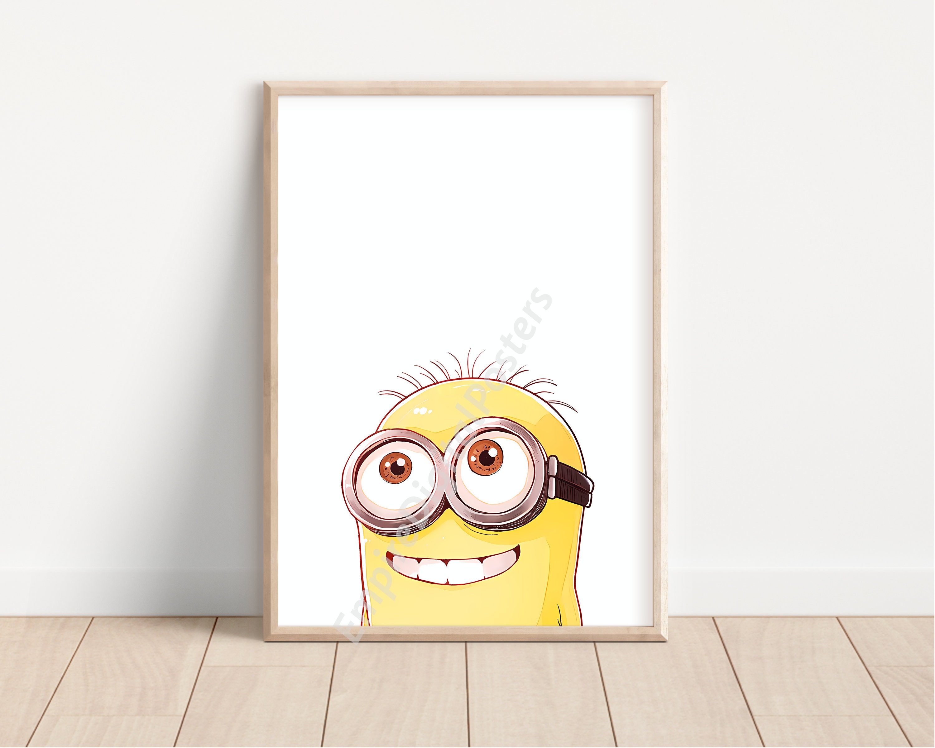 Set of 3 Minions Wall Art Minion Poster, Wall Decor, Prints for Kids ...