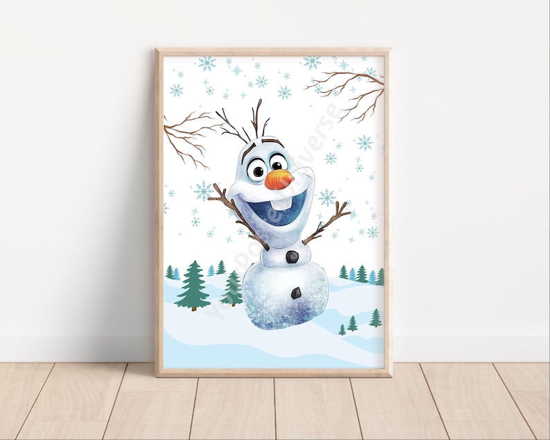 3 Nursery Frozen Prints Nursery Decor, Frozen Wall Art, Princess Elsa ...