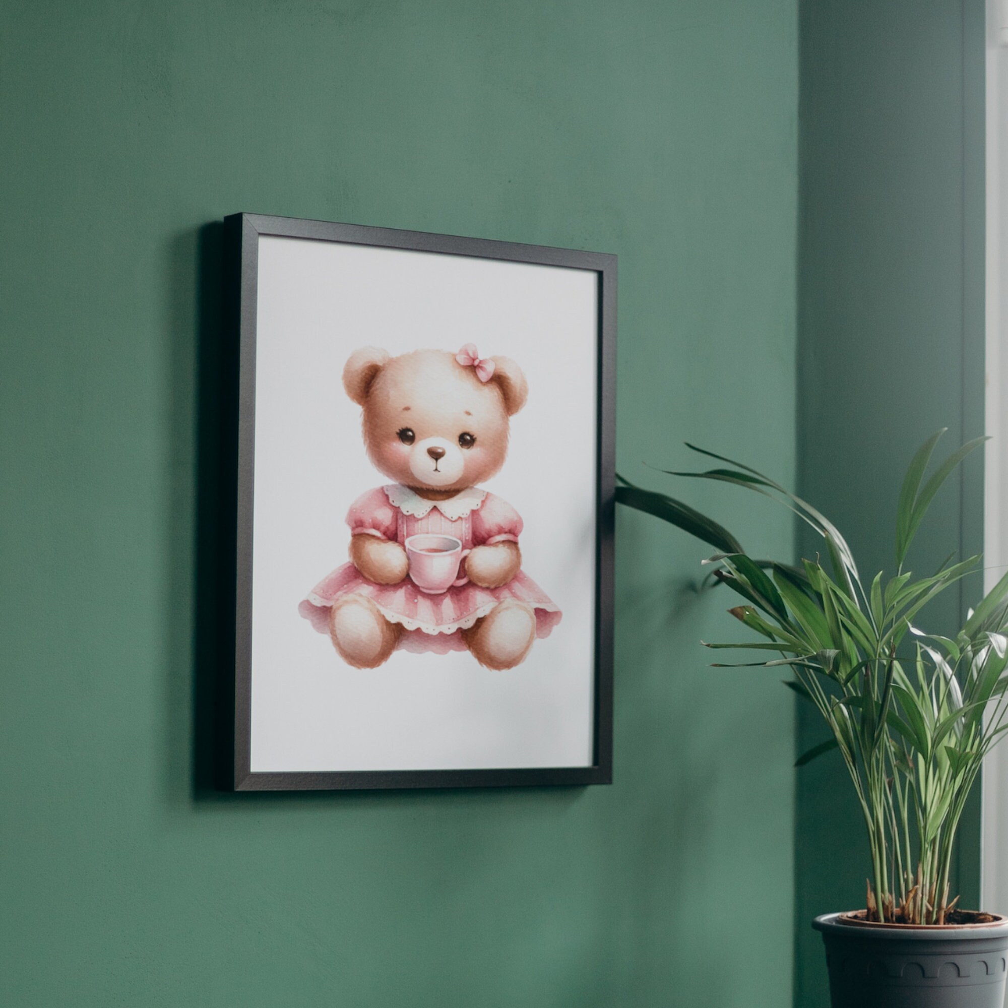 Welcome Baby Teddy Bear Clipart Bundle Png Pink Collection - Perfect ...