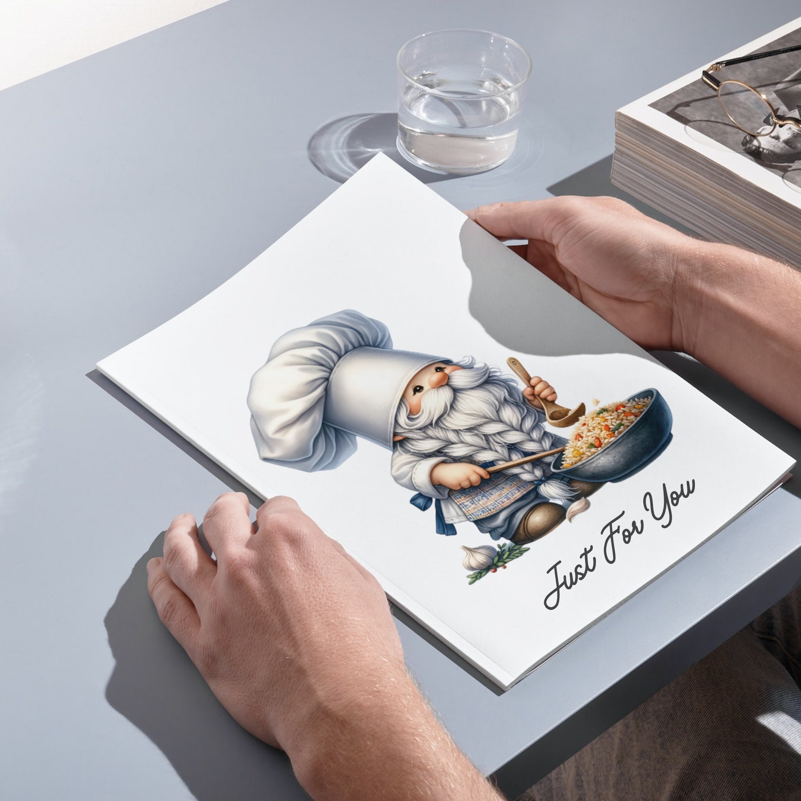 Chef Gnome Clipart -baker Gnome Png Cake Chef Clipart PNG Baked With ...