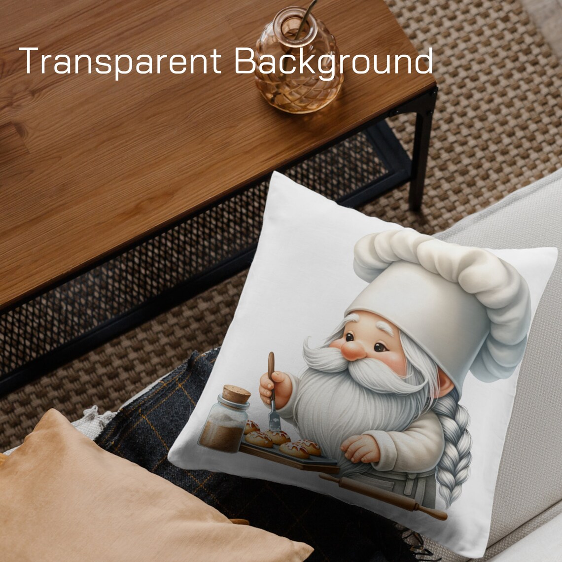 Chef Gnome Clipart baker Gnome Png Cake Chef Clipart PNG Baked With ...